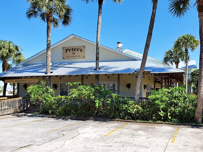 Metal roof, major flavor &ndash; this coastal cottage serves steaks that would make a surfer hang up their board.