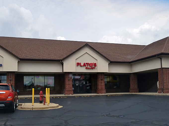 This Plato's Closet promises fashion resurrection for brand-name clothing. A teenage dream of style without the nightmare price tags.