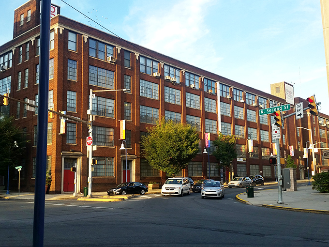 The converted factory buildings in Reading now house affordable lofts, where industrial chic meets small-town Pennsylvania prices.