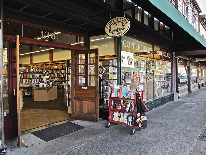 Copperfield's Books invites readers into a literary haven in downtown Sebastopol, where local authors are celebrated.