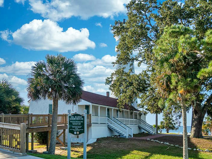 The waters around St. Marks create perfect fishing spots and postcard-worthy vistas. A place where "going to work" often involves a fishing pole.