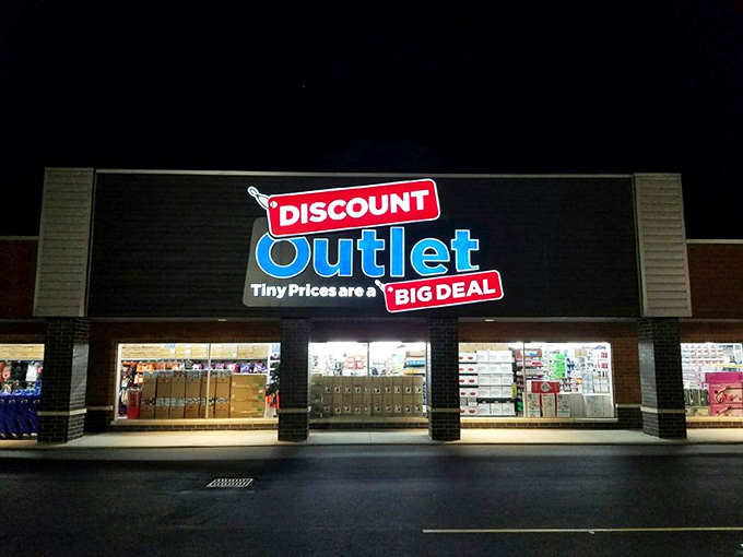 Bold colors and a playful tag-shaped logo make this discount destination impossible to miss. Bargain hunting at its most vibrant!