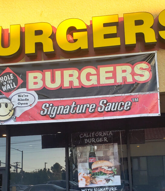 best hamburger california restaurant FTR