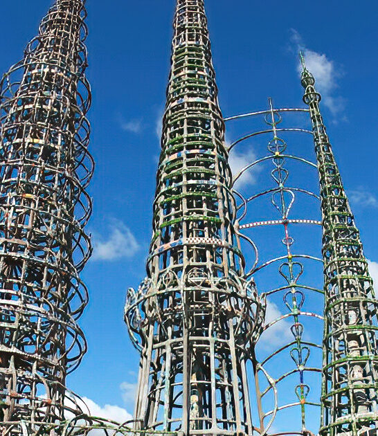 california gigantic sculptured towers ftr