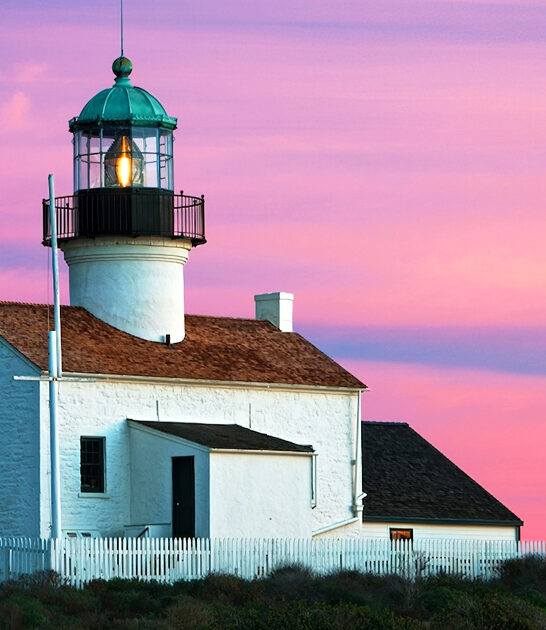 dreamy postcard lighthouse california ftr