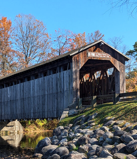 gorgeous covered michigan bridge ftr