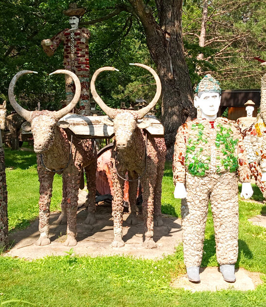 outdoor museum whimsical wisconsin ftr