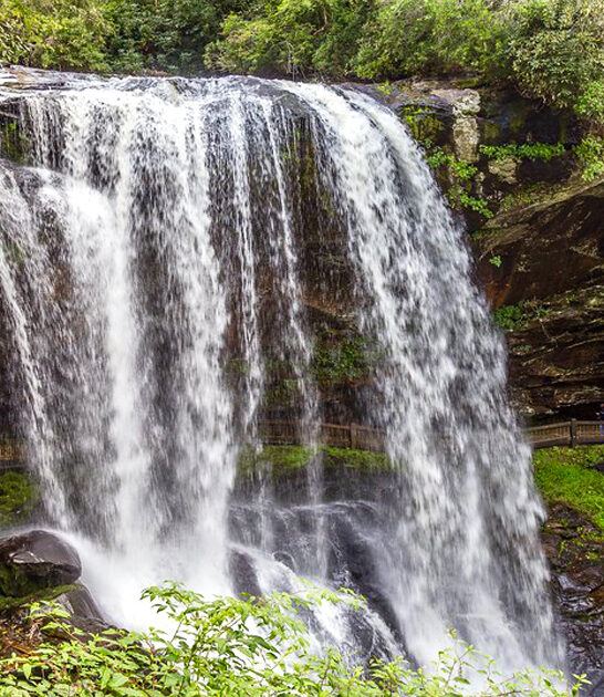 postcard waterfall north carolina ftr
