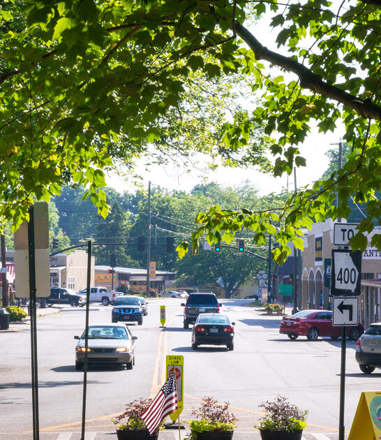 scenic towns georgia postcard ftr