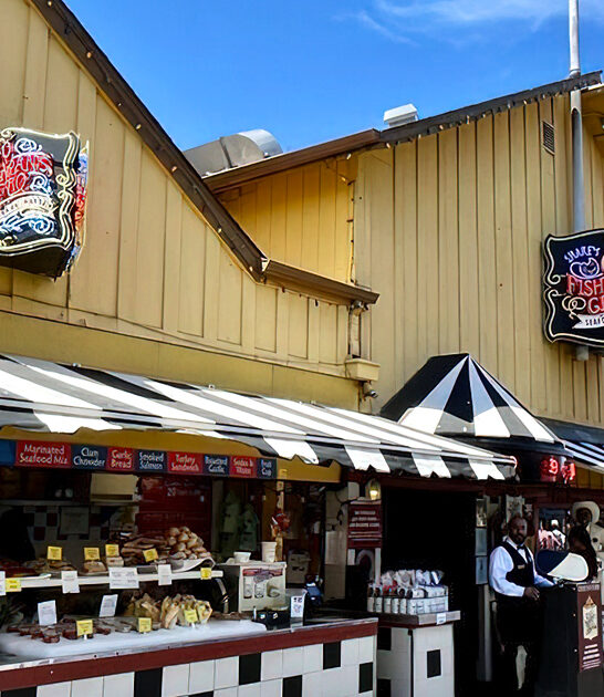 tiny seafood joints california FTR