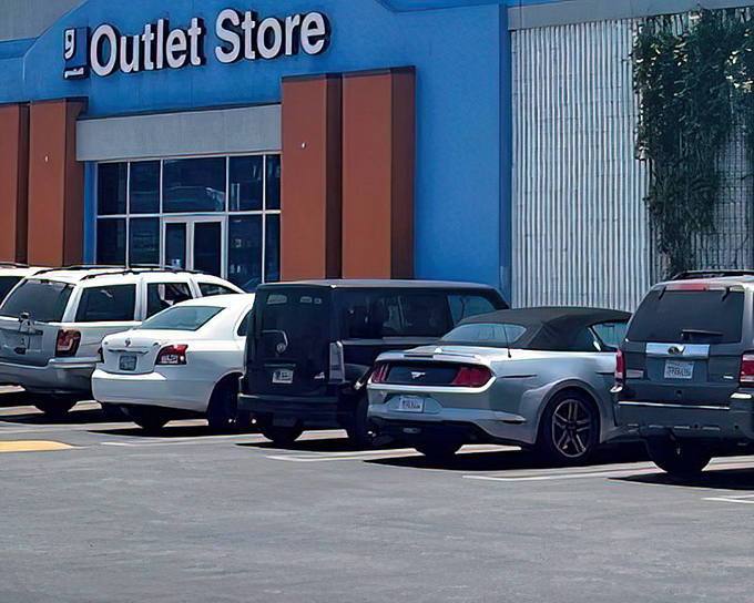 The unassuming blue and orange facade belies what might be the most exhilarating treasure hunt in Los Angeles. Prepare for retail adventure!