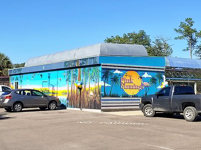 In the gentle morning sunshine, Pink Flamingo Diner isn&rsquo;t just a place to eat&mdash;it&rsquo;s an open door to comfort food and Florida charm