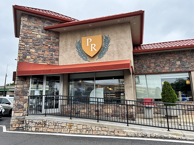 Stone and stucco meet modern comfort in this neighborhood treasure that redefines diner elegance.