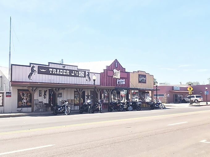 Wickenburg's historic downtown looks like a movie set where John Wayne might stroll in for breakfast any minute.