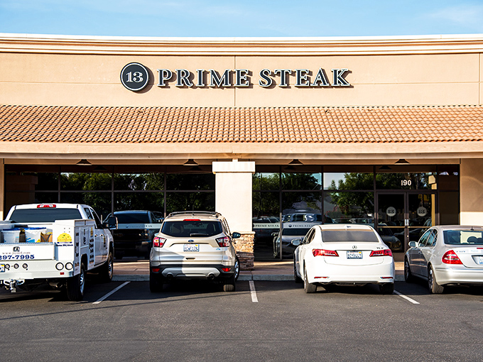The unassuming exterior of 13 Prime Steak in Clovis hides culinary treasures within. Don't judge this steakhouse by its strip mall cover.