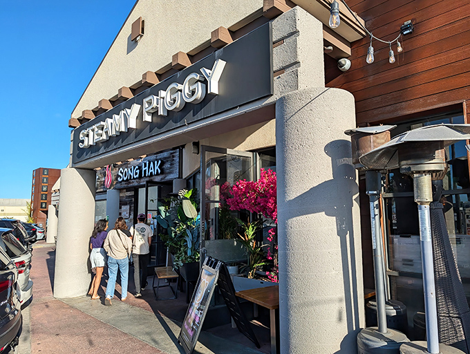Steamy Piggy in San Diego serves up bold Asian comfort food in a vibrant, modern setting.
