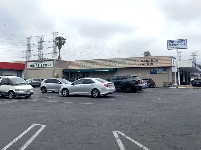 The unassuming exterior belies the treasure trove within. Like a culinary speakeasy, this thrift store's modest fa&ccedil;ade keeps its secrets until you step inside.