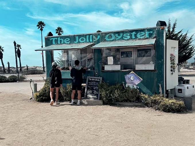 The teal-colored seafood shack that launched a thousand road trips. Simple, unassuming, and home to some of California's finest bivalves.