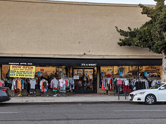 The unassuming storefront that holds Hollywood's best-kept secret &ndash; where movie magic meets bargain hunting bliss.