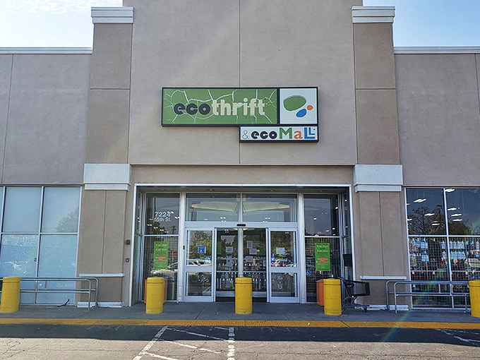 The unassuming exterior of Eco Thrift belies the wonderland within &ndash; like finding a secret portal to bargain heaven in a suburban strip mall.
