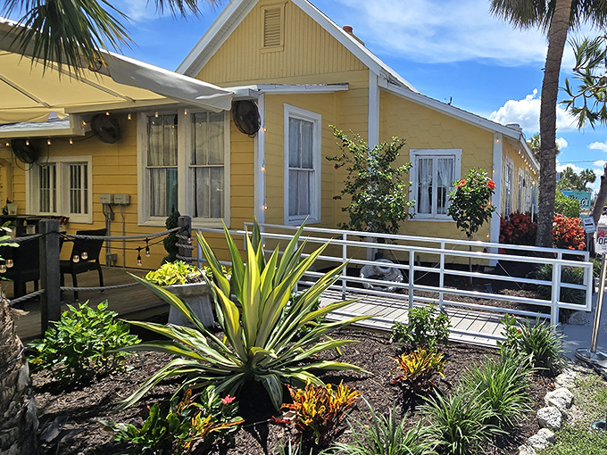 Not every treasure comes with a pirate map. This charming yellow cottage on Anna Maria Island houses culinary gold worth the hunt.