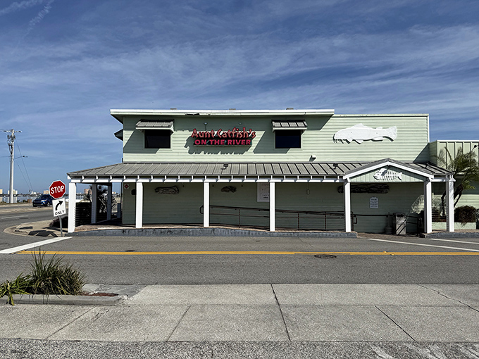 The unassuming mint-green exterior of Aunt Catfish's belies the culinary treasures within&mdash;like finding a five-star restaurant disguised as your favorite aunt's beach house.