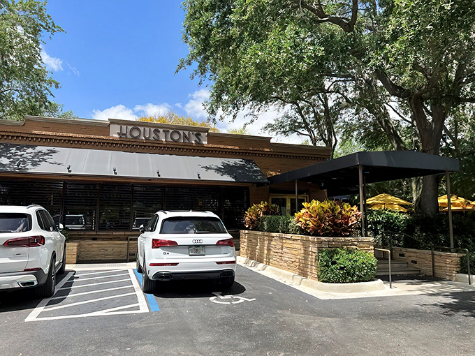 Nestled under Florida's sprawling oaks, Houston's unassuming exterior hides culinary treasures like a speakeasy for your taste buds.