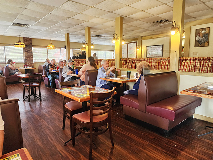 Morning sunshine streams through the windows, illuminating a scene that hasn't changed in decades&mdash;comfort served with a side of community and conversation.