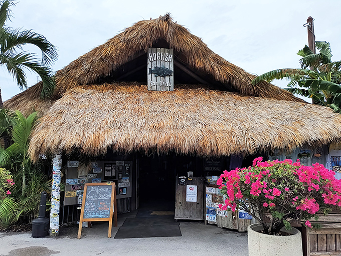 The thatched roof isn't just for show &ndash; it's nature's air conditioning and Florida's version of a welcome mat rolled into one tropical package.