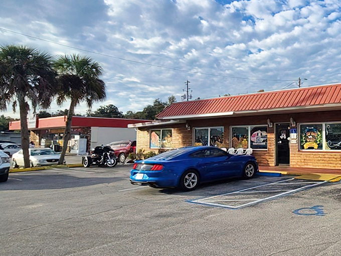 The unassuming exterior of The Biscuit Barn proves once again that Florida's best breakfast treasures often hide behind modest facades.