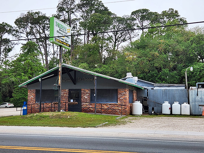 Sometimes the best treasures hide behind the most unassuming facades in coastal Florida.