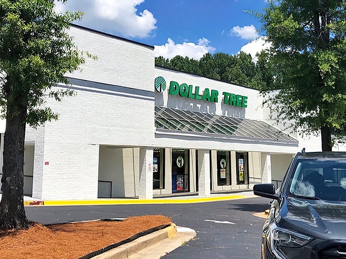 The green beacon of bargain paradise beckons from Roswell Road, promising treasures that won't break your bank account or your spirit.