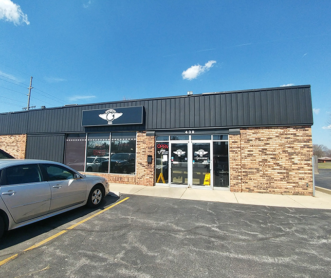The unassuming exterior of Bombers BBQ in Munster hides culinary treasures within &ndash; like finding a Picasso at a yard sale.
