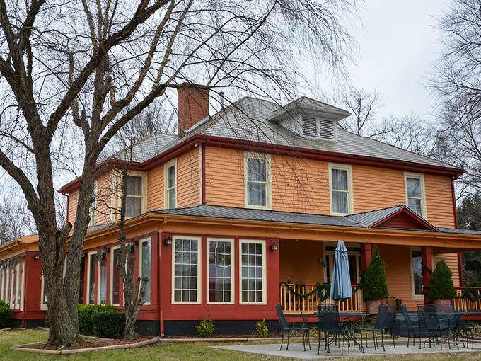 This charming Victorian house proves that the best Italian food sometimes hides behind the most unexpected American architecture.