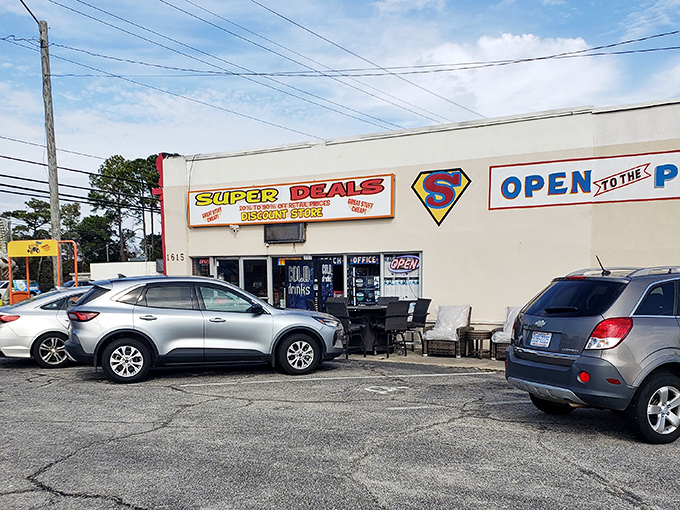 The unassuming exterior holds treasures that would make pirates weep with envy and joy.