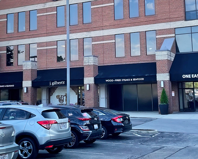 The unassuming brick exterior plays it cool, like that friend who downplays their cooking skills then serves you the meal of your life.