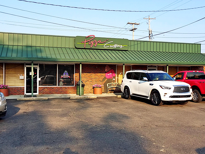 The unassuming storefront makes a bold claim: "The Best Pizza&hellip; Period!!!" In Ohio's small towns, the biggest boasts often hide the truest treasures.