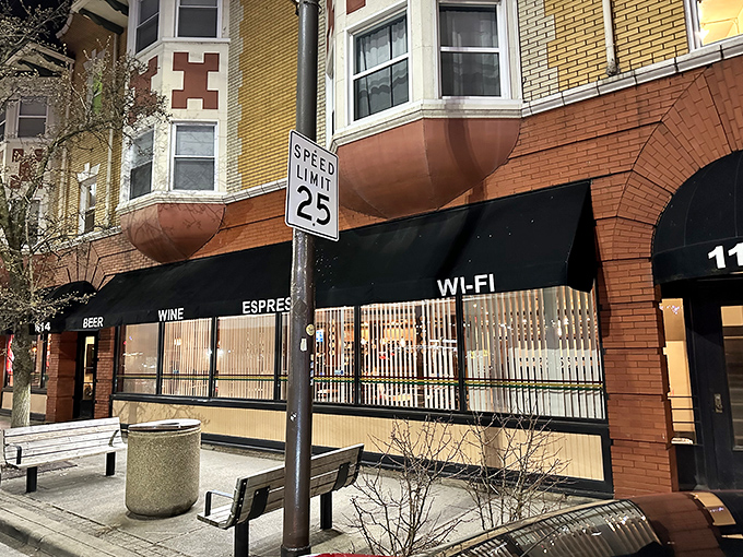 The unassuming brick exterior of My Friends Restaurant in Cleveland proves once again that culinary treasures often hide behind modest facades.