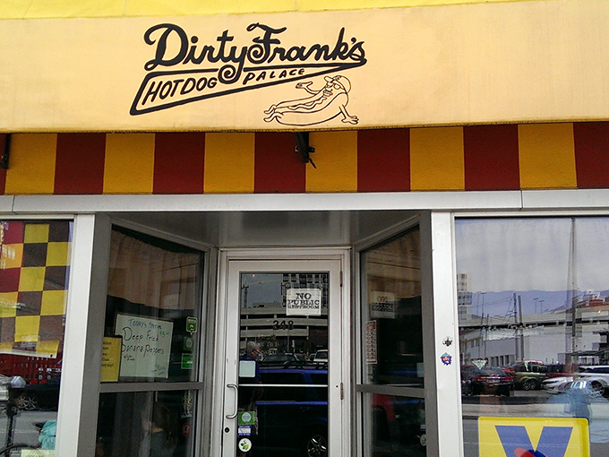 Step through these doors and enter a world where the humble hot dog ascends to unexpected greatness.