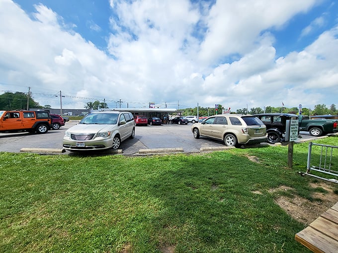 A bustling parking lot on a summer day speaks volumes &ndash; locals know where the good stuff is, and they're willing to wait for it.