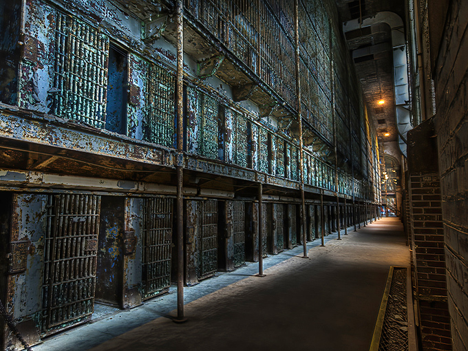 This Gothic fortress of rehabilitation looms like a stern Victorian parent who means business but secretly hopes you'll change.