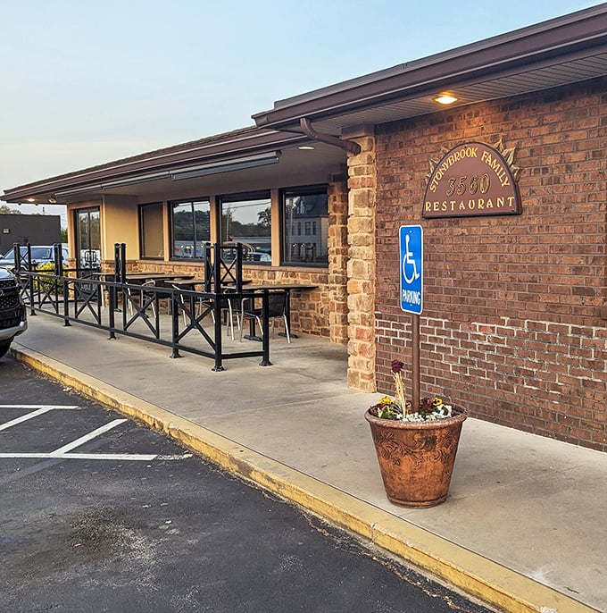 The unassuming brick exterior of Stonybrook Family Restaurant hides culinary treasures that locals have been keeping secret for too long.