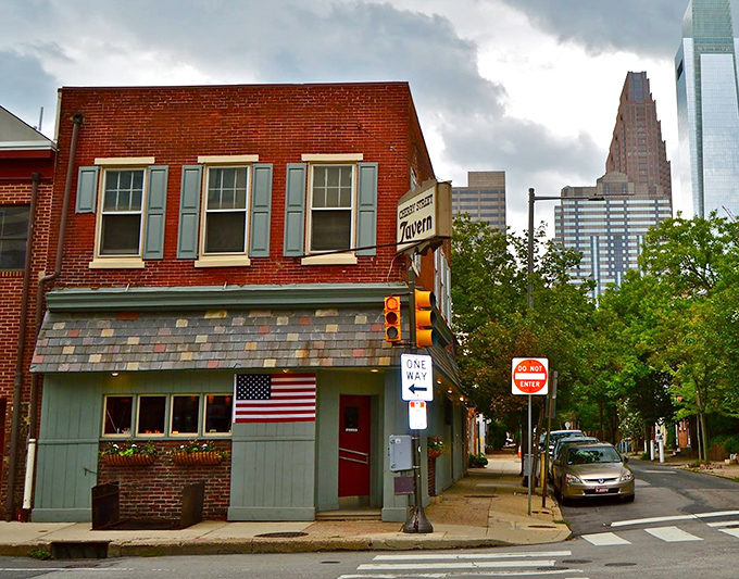 Standing proudly at the corner of 22nd and Cherry, this brick tavern has witnessed Philadelphia's evolution while remaining deliciously unchanged.