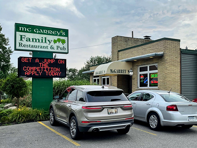 McGarrey's Oakwood Cafe sits quietly along Erie's streets, waiting to surprise unsuspecting diners with culinary magic.
