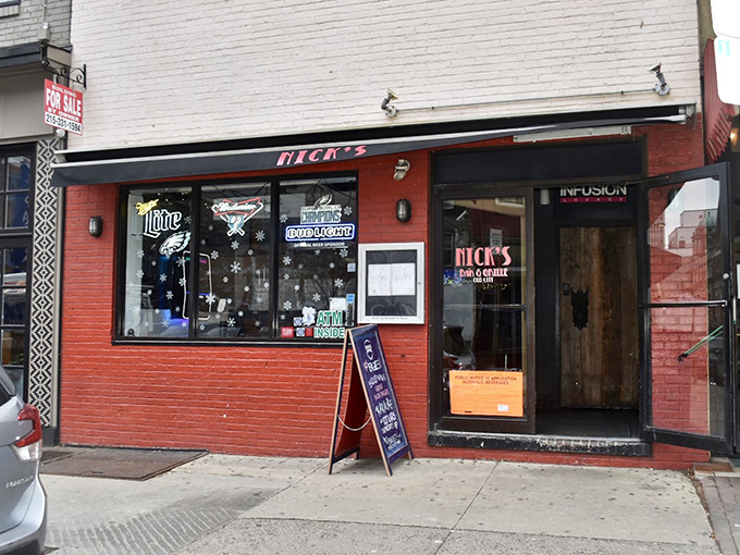 The unassuming red brick exterior of Nick's might not stop traffic, but locals know this Old City gem houses sandwich perfection worth crossing county lines for.