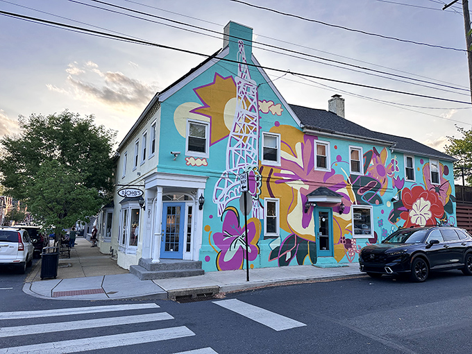 A building so colorful it makes your breakfast plans before you even walk in. Lancaster's most vibrant corner serves up French inspiration with Pennsylvania charm.
