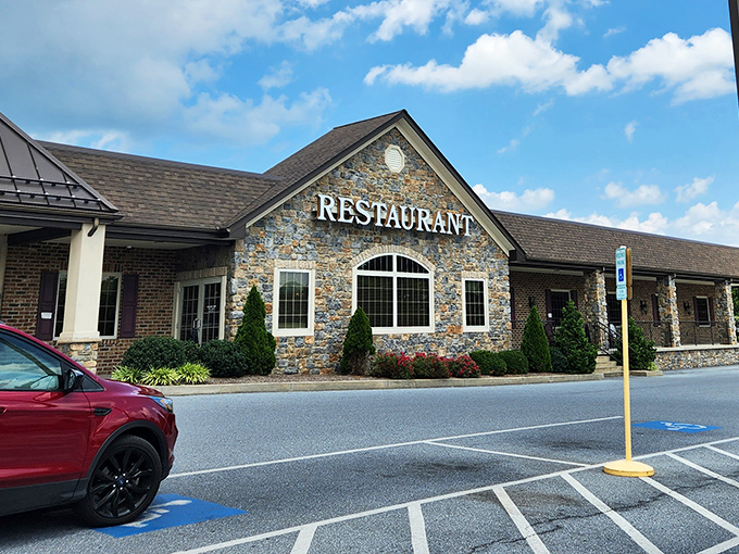 That stone facade isn't just for show &ndash; it's a promise that what's inside is built to last, including your satisfaction.