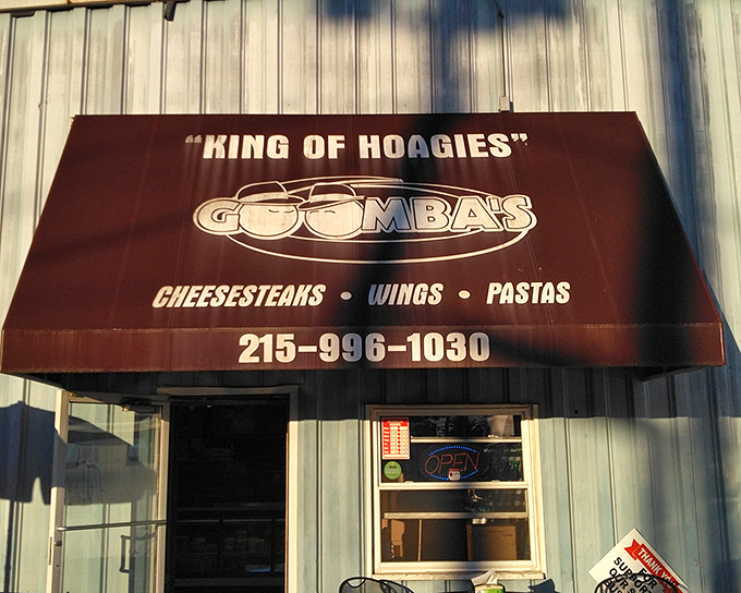 The bold declaration "KING OF HOAGIES" isn't just marketing&mdash;it's a promise that Goombas delivers on with every perfectly crafted sandwich.