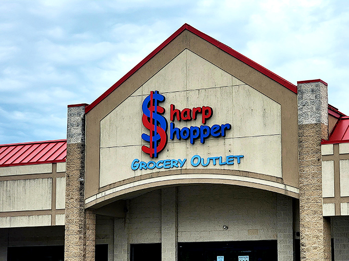 The iconic Sharp Shopper sign beckons like a beacon of hope for budget-conscious shoppers. That dollar sign in the logo isn't just decoration&mdash;it's a promise.