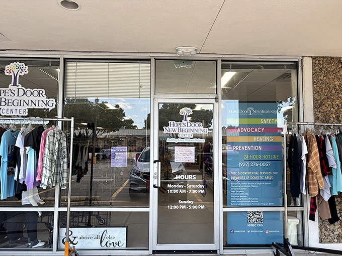 The unassuming storefront hides a wonderland of bargains inside. Like finding a speakeasy, but instead of cocktails, you'll discover designer deals.